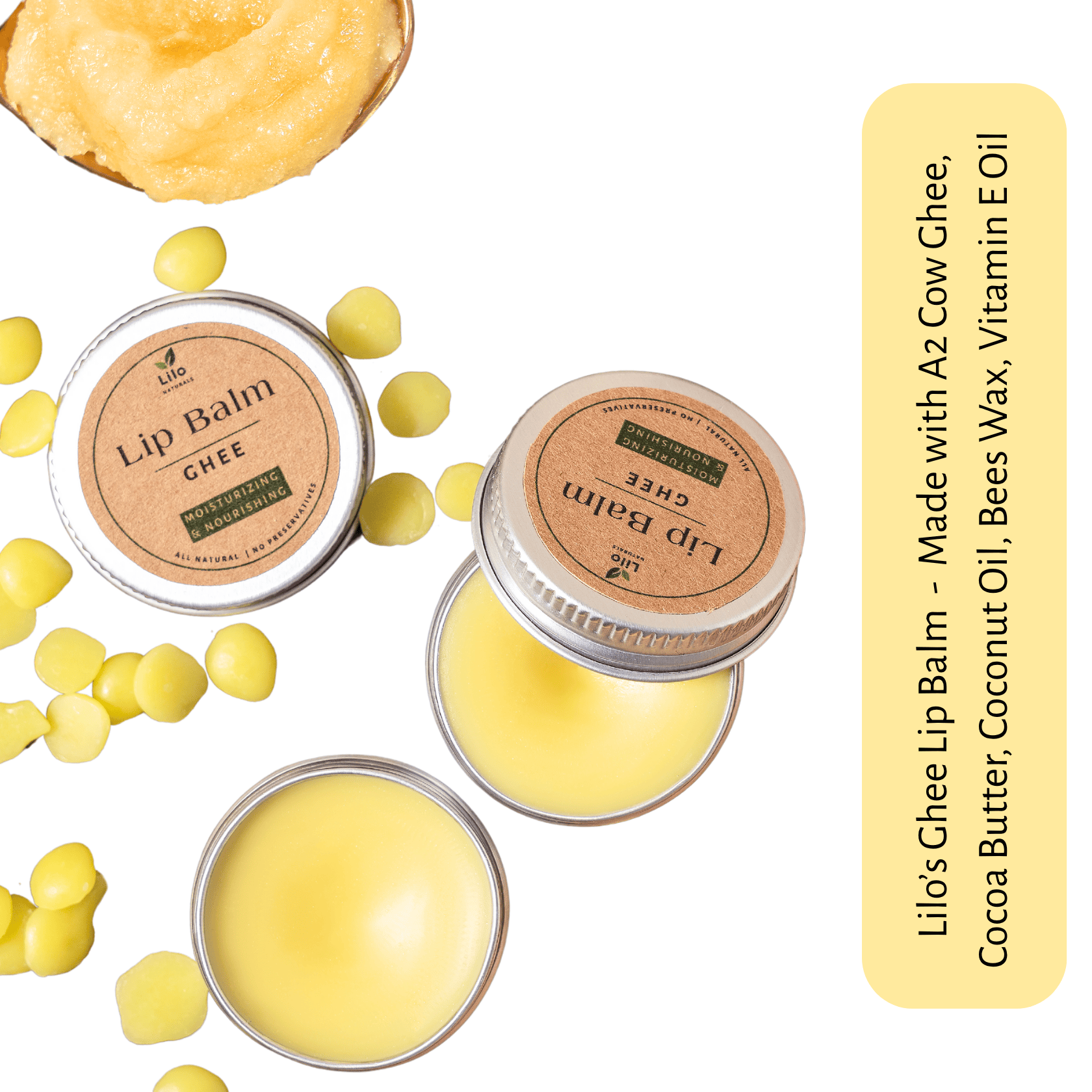 Ghee | Dry, Chapped & Pigmented Lips – Lilo Naturals