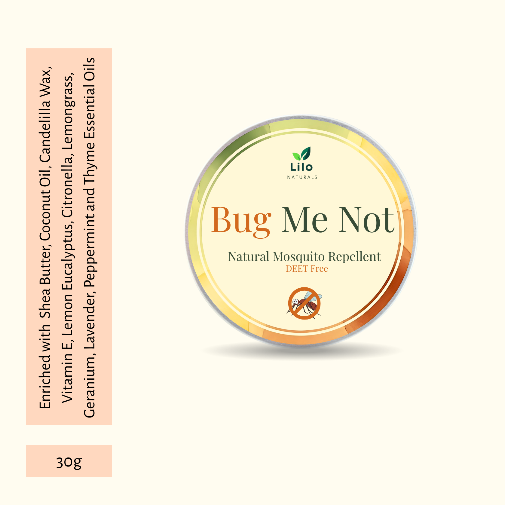 Bug Me Not Natural Mosquito Repellent | DEET-Free | Lilo Naturals